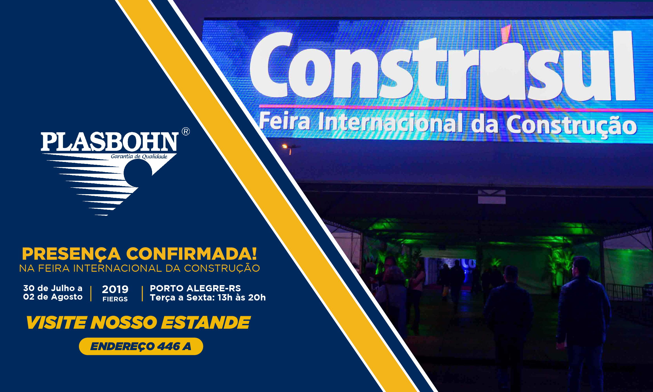 Plasbohn na 22º edição da Construsul – Plasbohn
