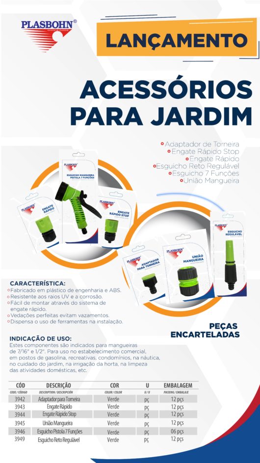 Acessórios para Jardim Plasbohn – Plasbohn