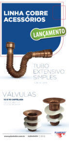 LANÇAMENTO: Linha Cobre Plasbohn - Válvulas e Tubo Extensivo Simples ...