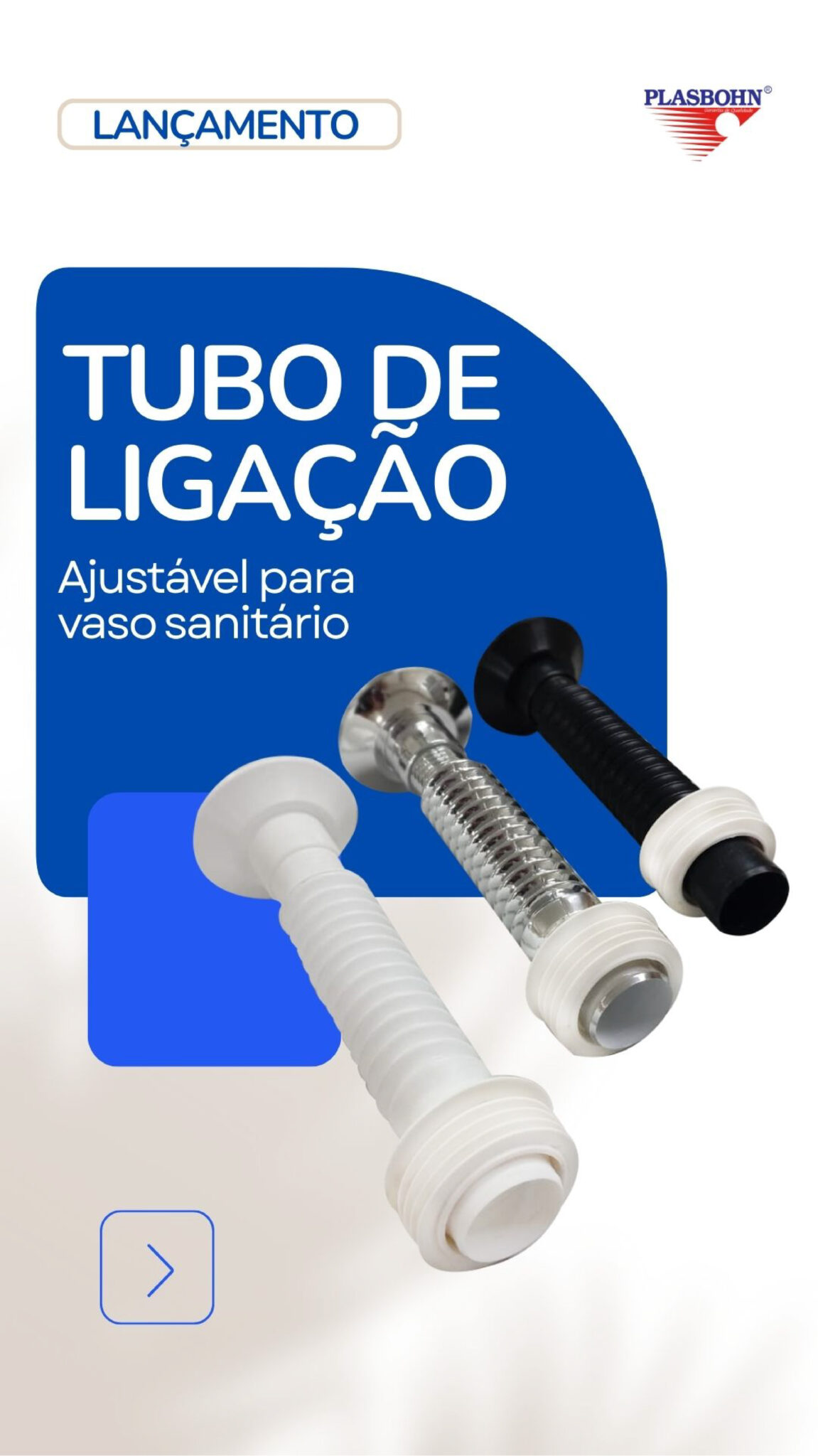 Tubo de Ligação para Vaso Sanitário Plasbohn – Plasbohn